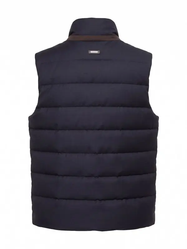 Peserico Flannel Down Quilted Gilet
