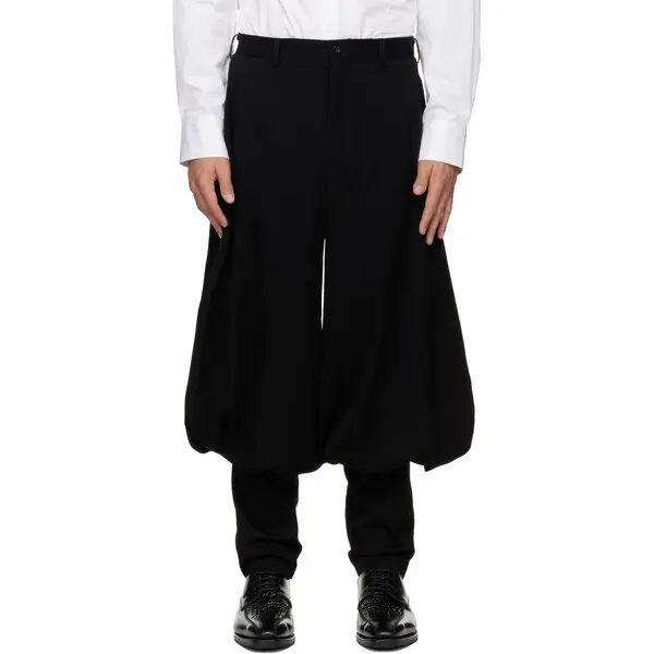 Comme Des Garçons Trousers With Belt Loops