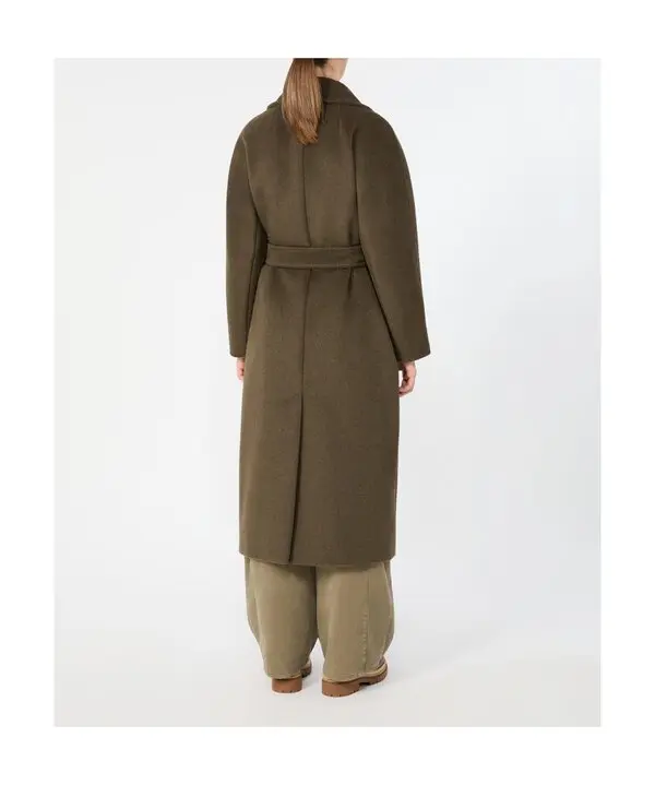 Max Mara Wool And Alpaca Teddy Coat - Khaki