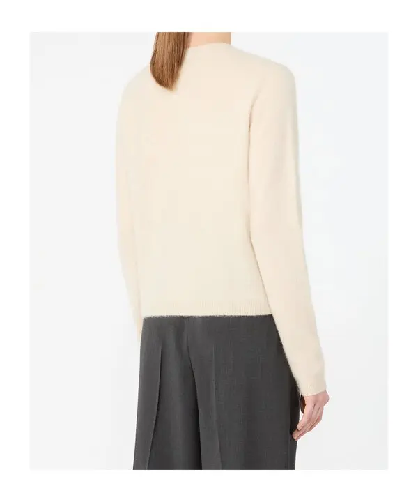 Max Mara Wool And Cashmere Yarn Cardigan Ice
