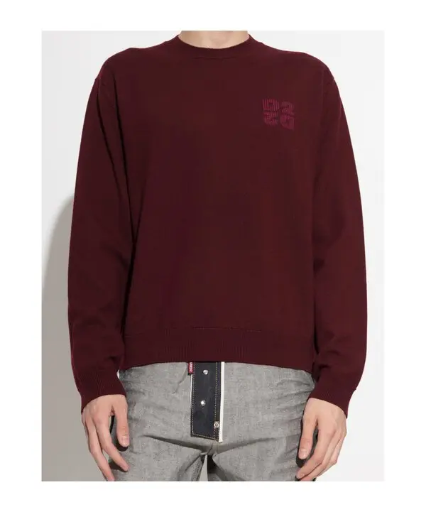 Dsquared2 Crew-neck Long-sleeve Sweater