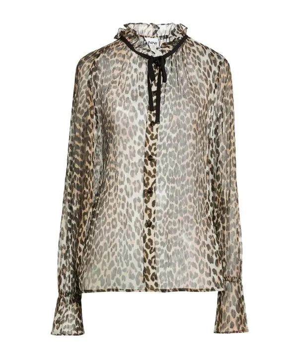 GANNI Patterned Shirts Blouses - No