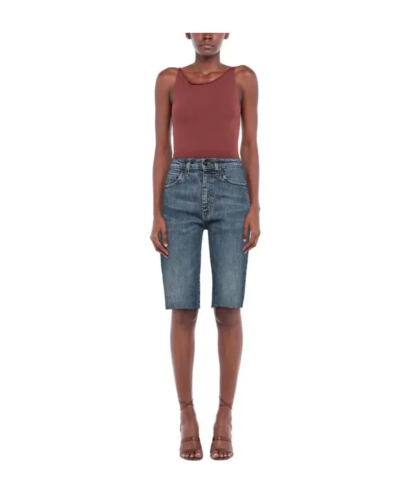 Saint Laurent Denim Shorts