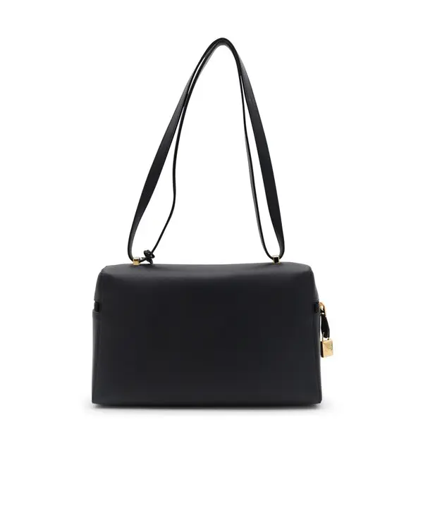 Loro Piana Zippered Shoulder Bag - Black