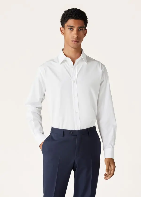 Loro Piana Buckle Long-sleeved Shirt