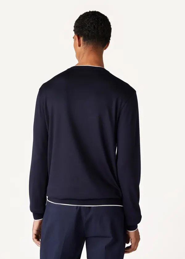 Loro Piana Gok Freshly Cut Wool Round-neck Sweater