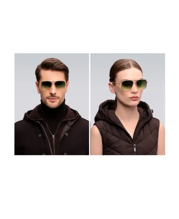 Dita Geometric Frame Sunglasses