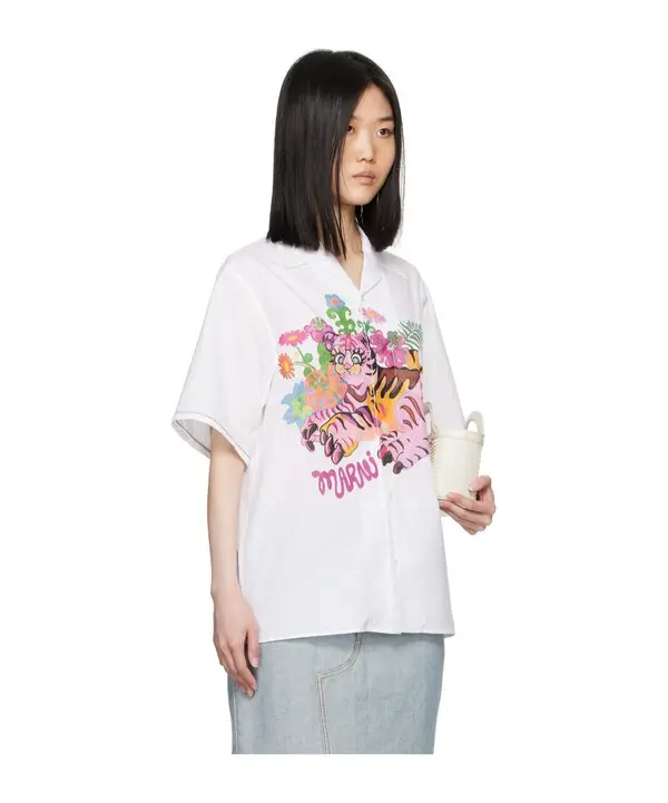 Marni Funky Flowersd Short-sleeved Shirt