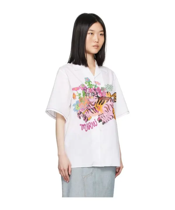 Marni Funky Flowersd Short-sleeved Shirt