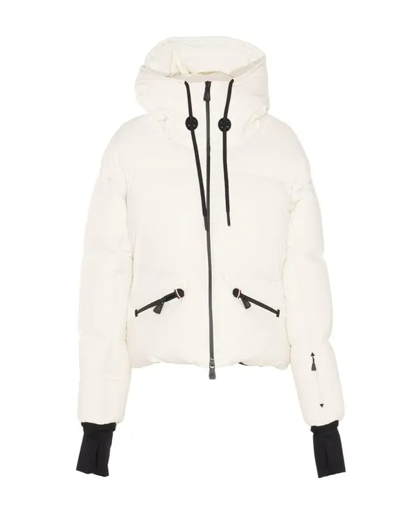 Moncler Allesaz Matte Padded Bomber Jacket - White