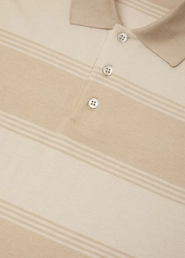 Loro Piana Parkland Polo Shirt - Beige Fancy