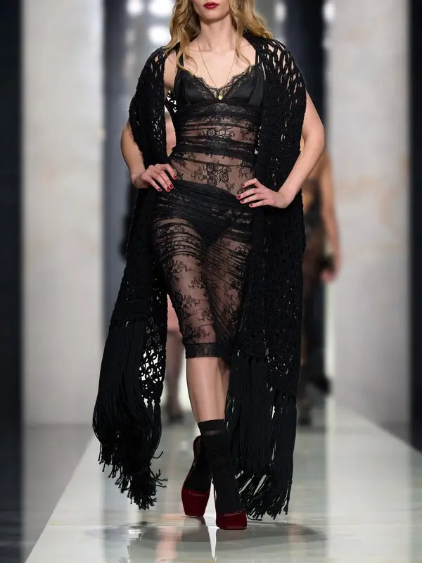 Dolce & Gabbana Lace-trimmed Silk-blend Satin Bra