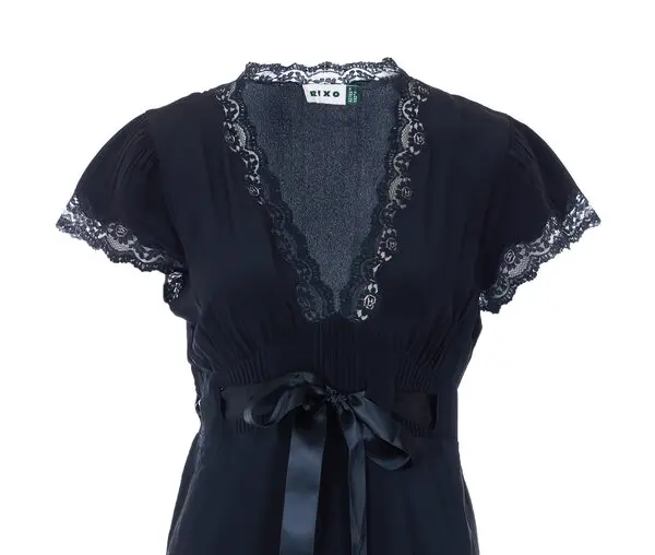 Rixo V-neck Marlice Dress - Black
