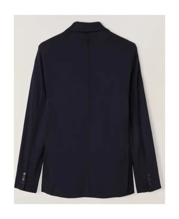 Loro Piana Lapel Long-sleeved Wool Suit Coat