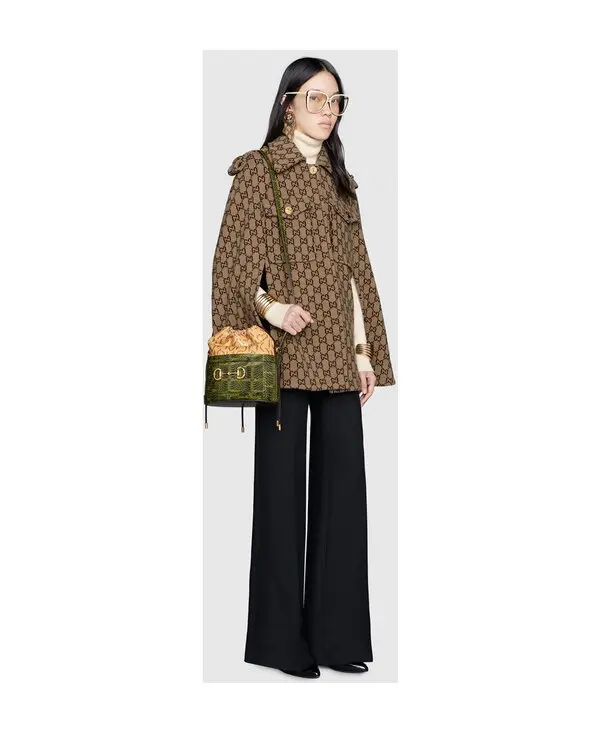 Gucci Gg Wool Cape