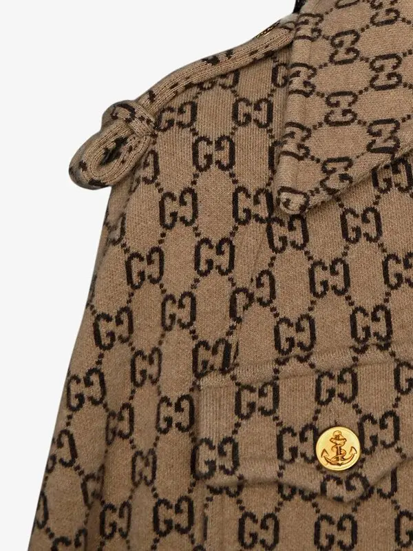 Gucci Gg Wool Cape