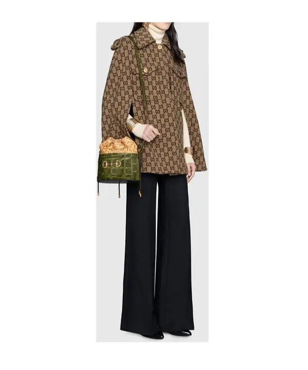 Gucci Gg Wool Cape