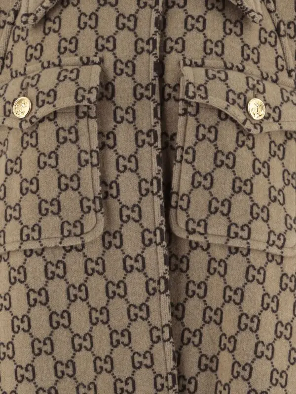 Gucci Gg Wool Cape