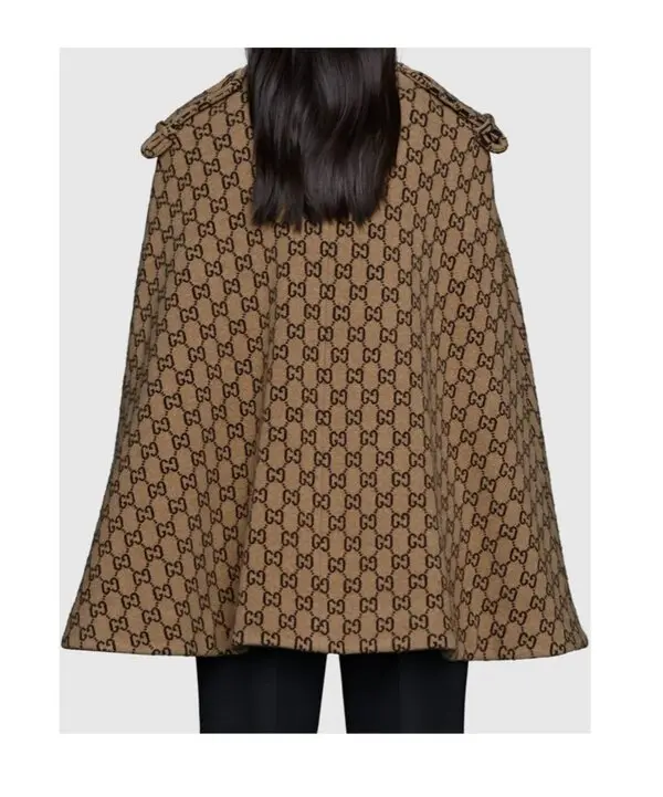 Gucci Gg Wool Cape