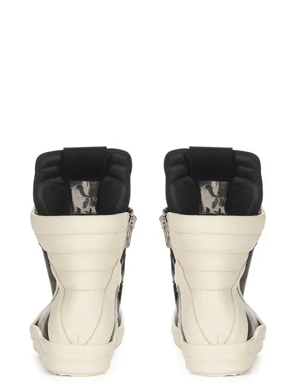 Rick Owens Geobasket Round Toe Lace-up Sneakers