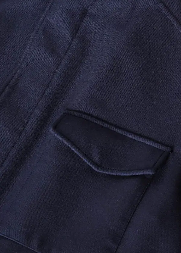 Loro Piana Traveller Freshly Cut Wool Stand-collar Casual Jacket