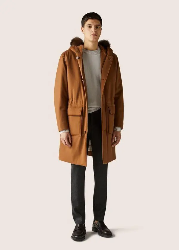 Loro Piana Tov Hooded Long-sleeved Coat