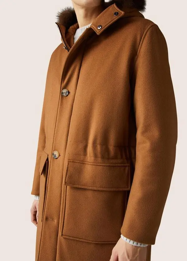 Loro Piana Tov Hooded Long-sleeved Coat