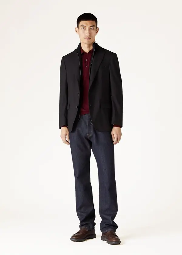 Loro Piana Single-breasted Long-sleeved Cashmere Blazer