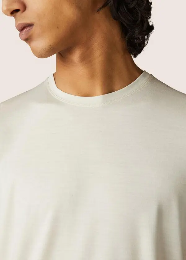 Loro Piana Freshly Cut Wool Knitted T-shirt
