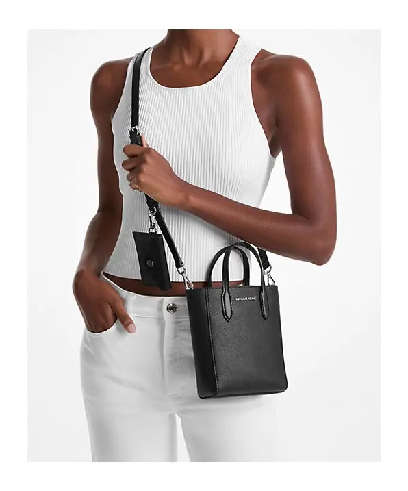 Michael Kors Vincent Extra-small Saffiano Leather Crossbody Bag With Card Case