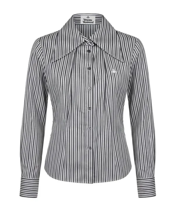 VIVIENNE WESTWOOD Twill Shirt - Shadow Stripe