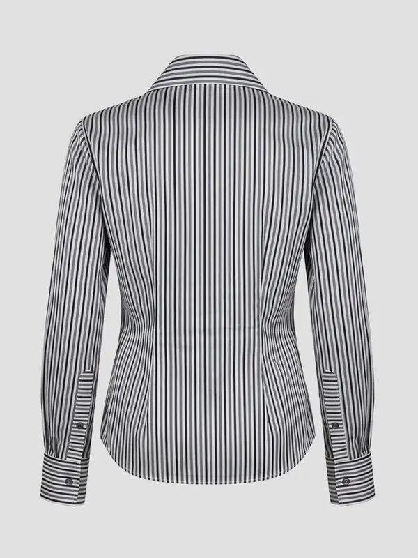 VIVIENNE WESTWOOD Twill Shirt - Shadow Stripe