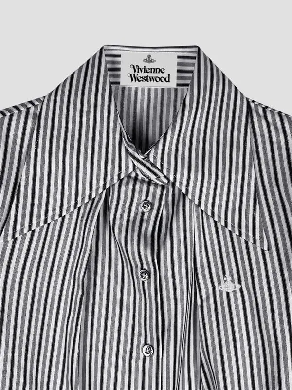 VIVIENNE WESTWOOD Twill Shirt - Shadow Stripe
