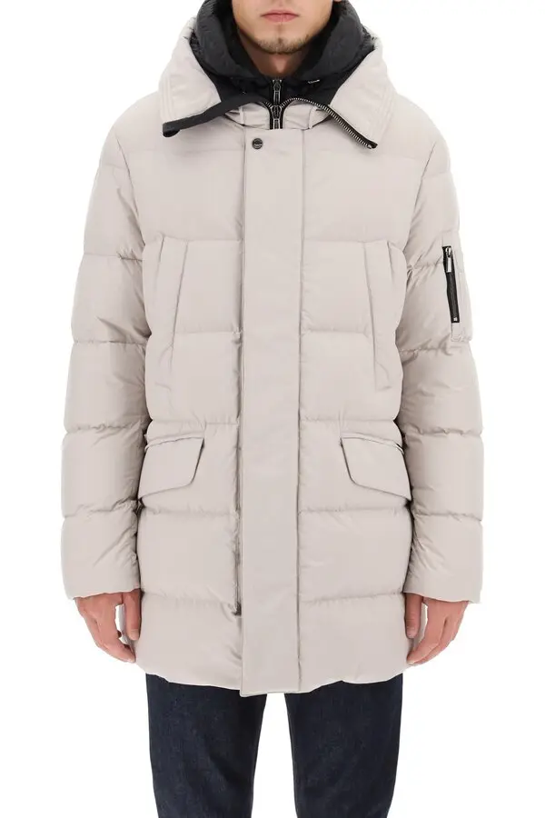 MOORER Davide Hooded Padded Coat