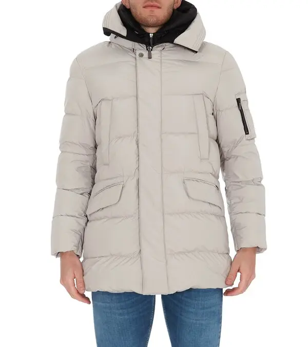 MOORER Davide Hooded Padded Coat