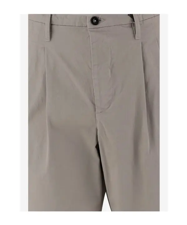 C.P. COMPANY Pleated Straight-leg Trousers - Beige