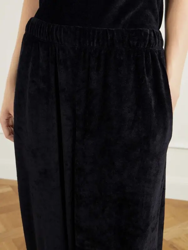 Suzie Kondi Paxos Velour Tapered Track Pants