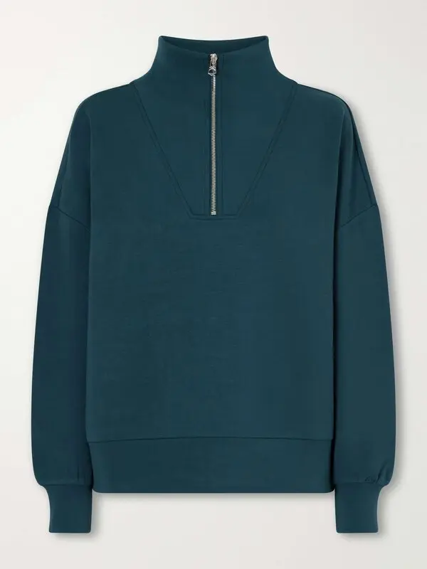Varley Hawley Jersey Sweatshirt - Teal