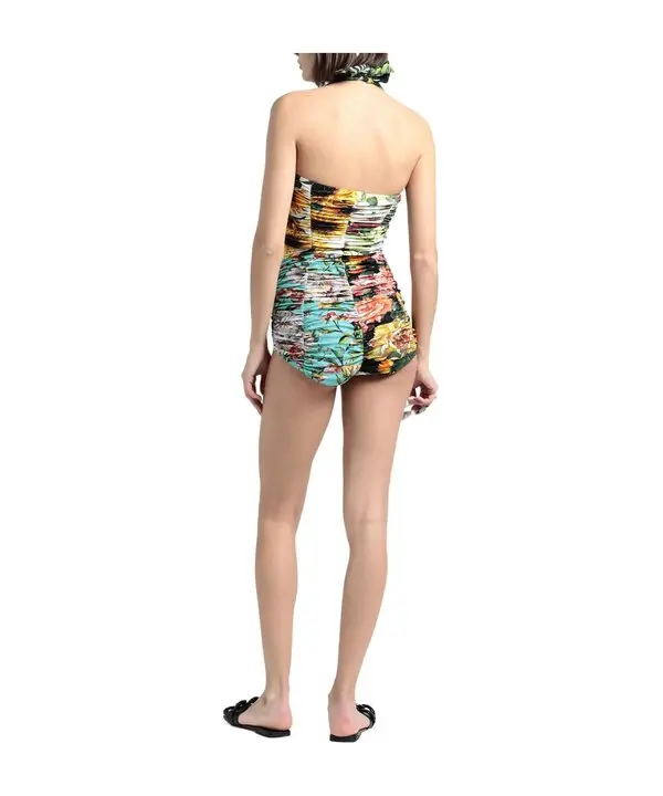 Dolce & Gabbana Floral Print Sleeveless Dress