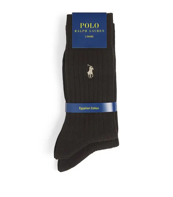 Polo Ralph Lauren Cotton-blend Polo Bear Socks - Brown