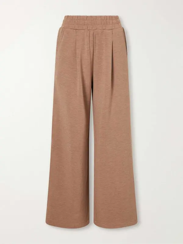 Varley The Extra Wide Leg Pleated Jersey Pants