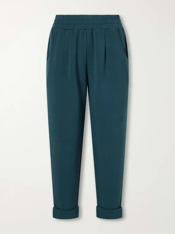 Varley The Rolled Cuff Doublesoft® Tapered Sweatpants - Teal