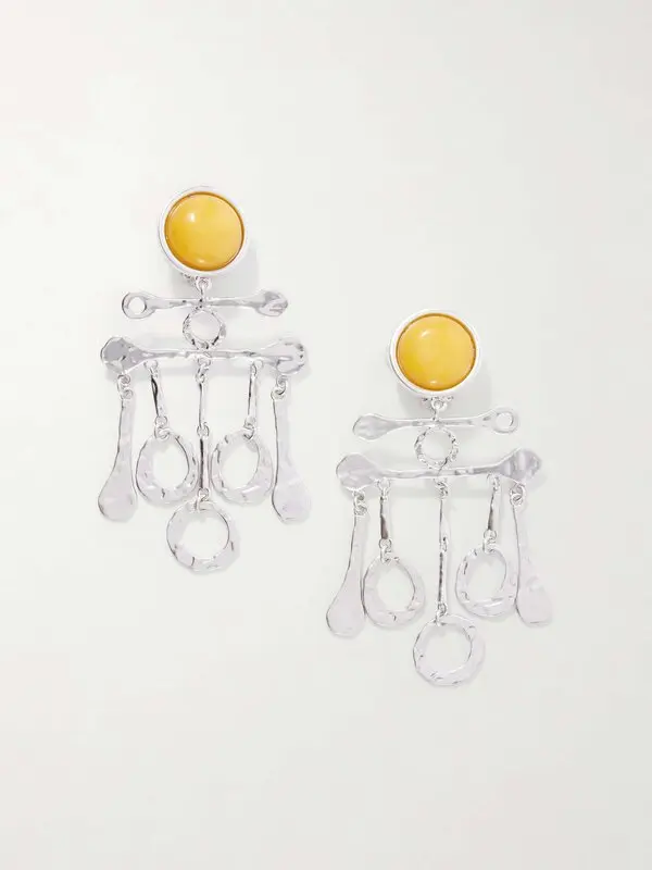 JULIETTA Valette -tone Agate Earrings