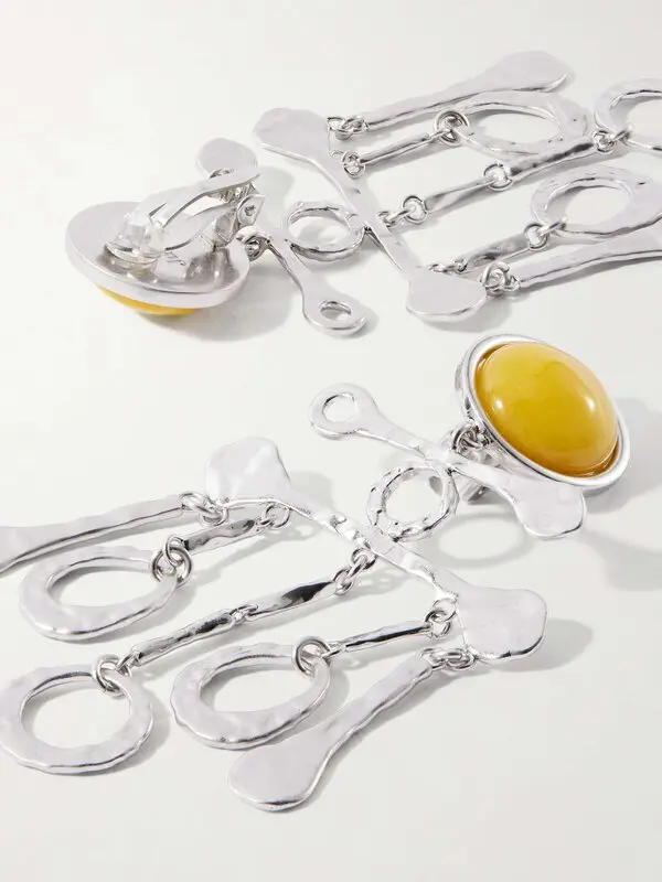 JULIETTA Valette -tone Agate Earrings