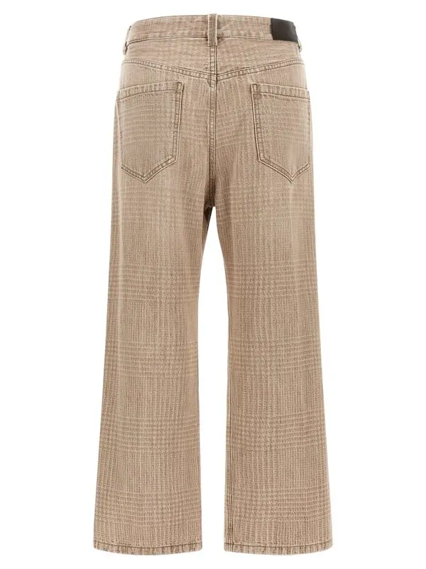 Brunello Cucinelli Prince Of Wales Check Jeans
