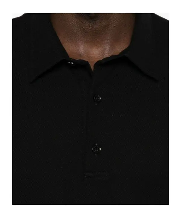 Brioni Button-front Polo Shirt - Black