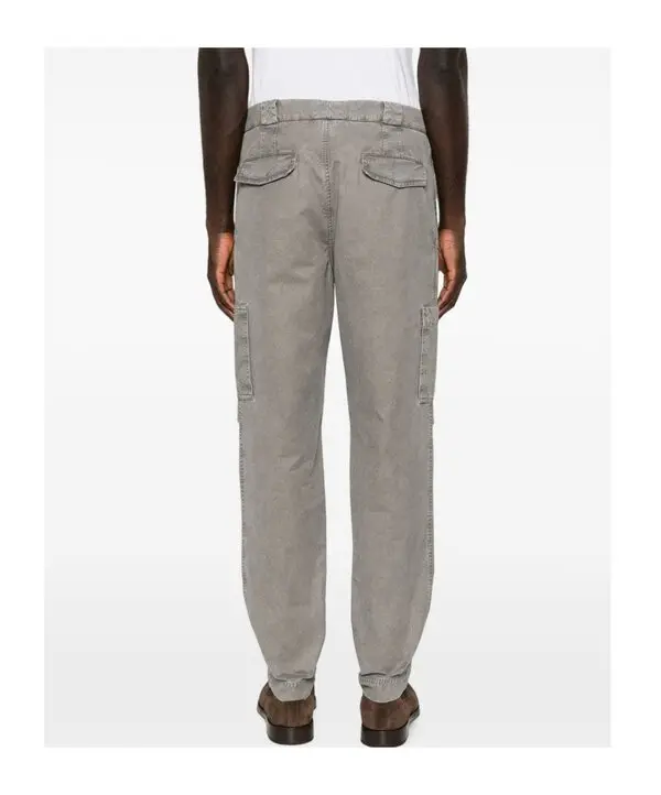 Brunello Cucinelli Zip-pocket Cargo Pants - Grey