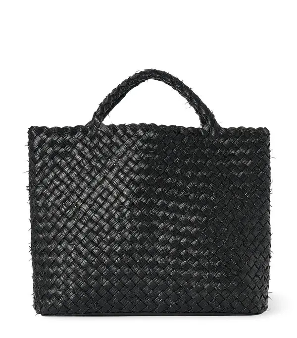 THE ROW Leather Woven Amber Tote Bag