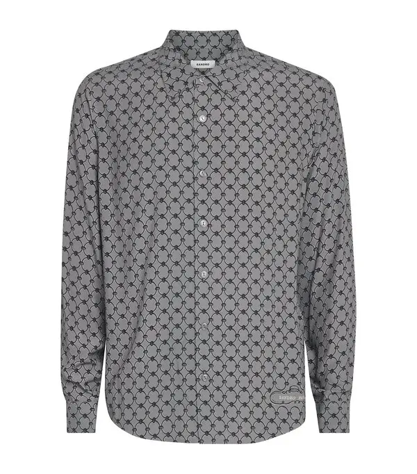 Sandro Chain-print Shirt