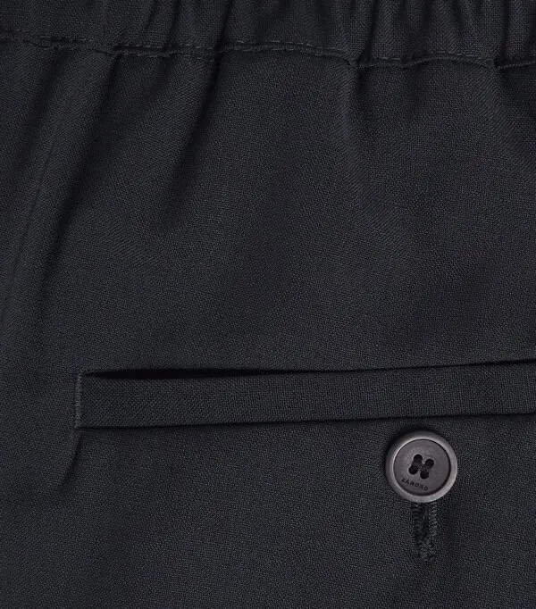 Sandro Wool-blend Drawstring Trousers
